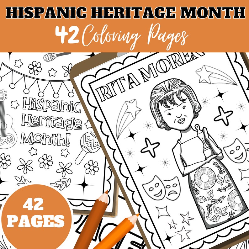 Hispanic Heritage Month Coloring Pages | National Hispanic Heritage ...