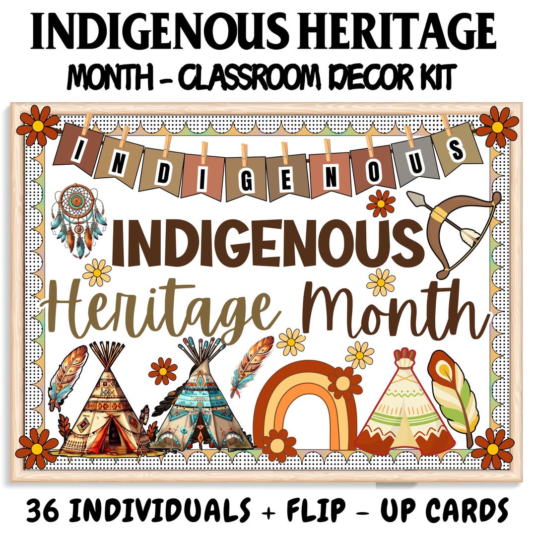 Native American Heritage Month Bulletin Board & Classroom Decor ...