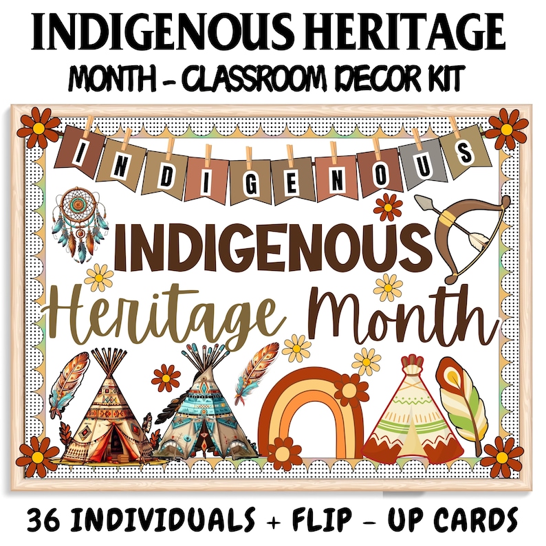 Native American Heritage Month Bulletin Board & Classroom Decor ...
