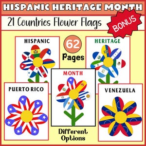 Hispanic Heritage Month Classroom Bulletin Board Set, 42 Iconic Figures ...