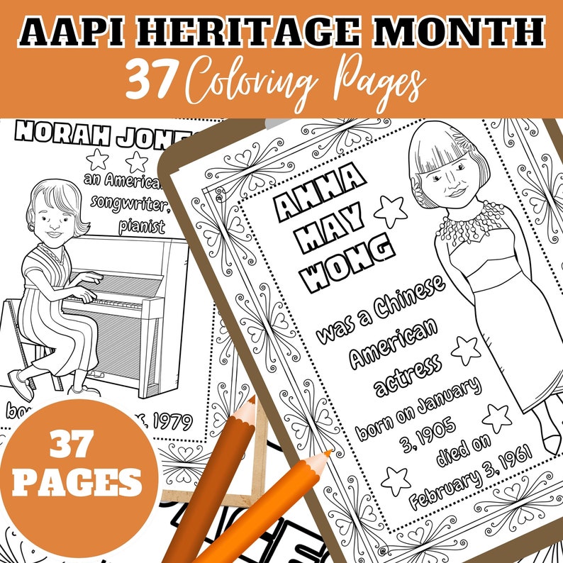 Printable Asian American & Pacific Islander Heritage Month Coloring ...