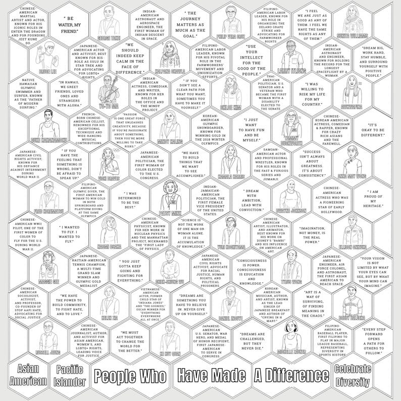 AAPI Heritage Month Collaborative Quilt Project for Kids | Printable ...
