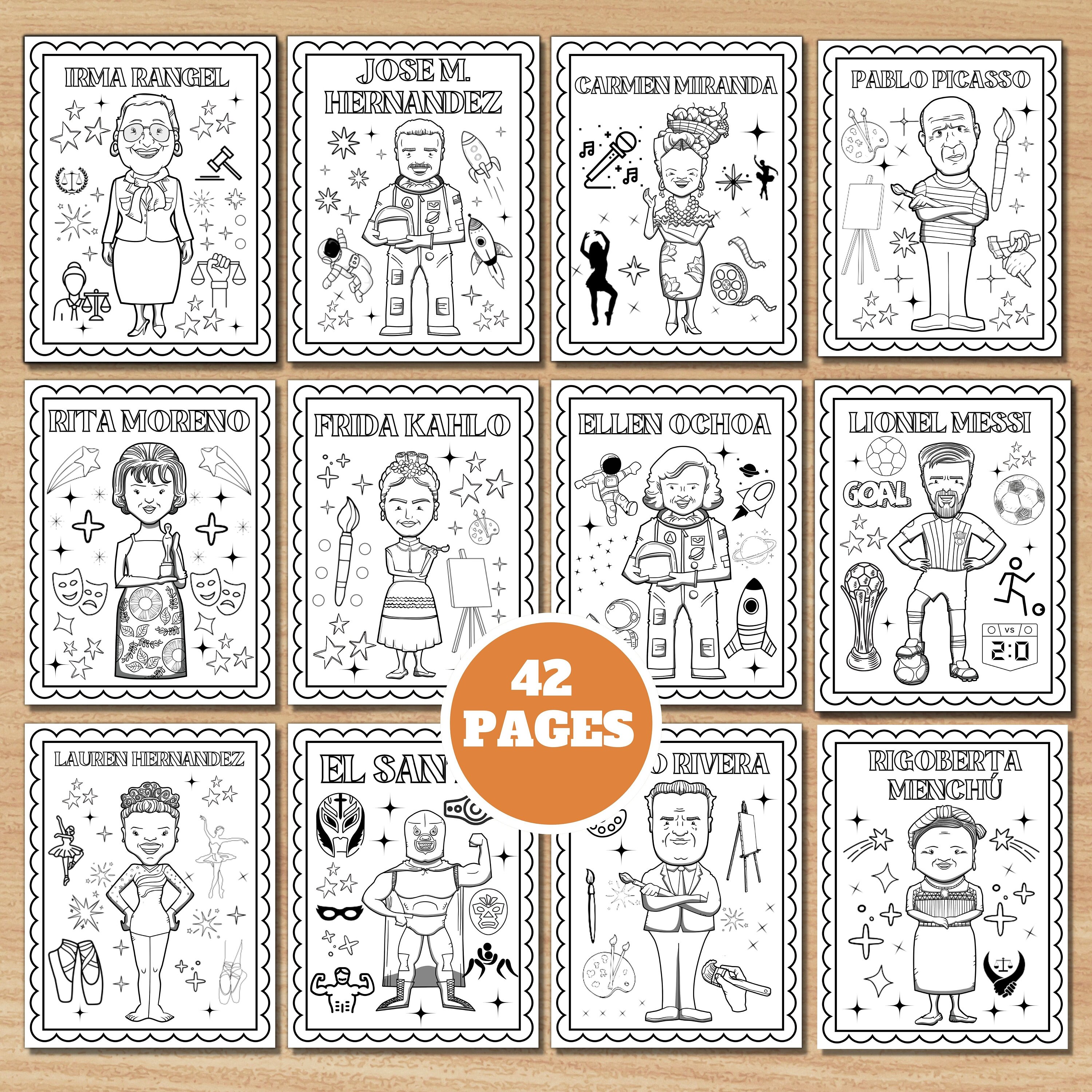 Coloring Pages For Hispanic Heritage Month