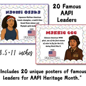 AAPI Heritage Month Biography Bulletin Board – Educational Posters ...