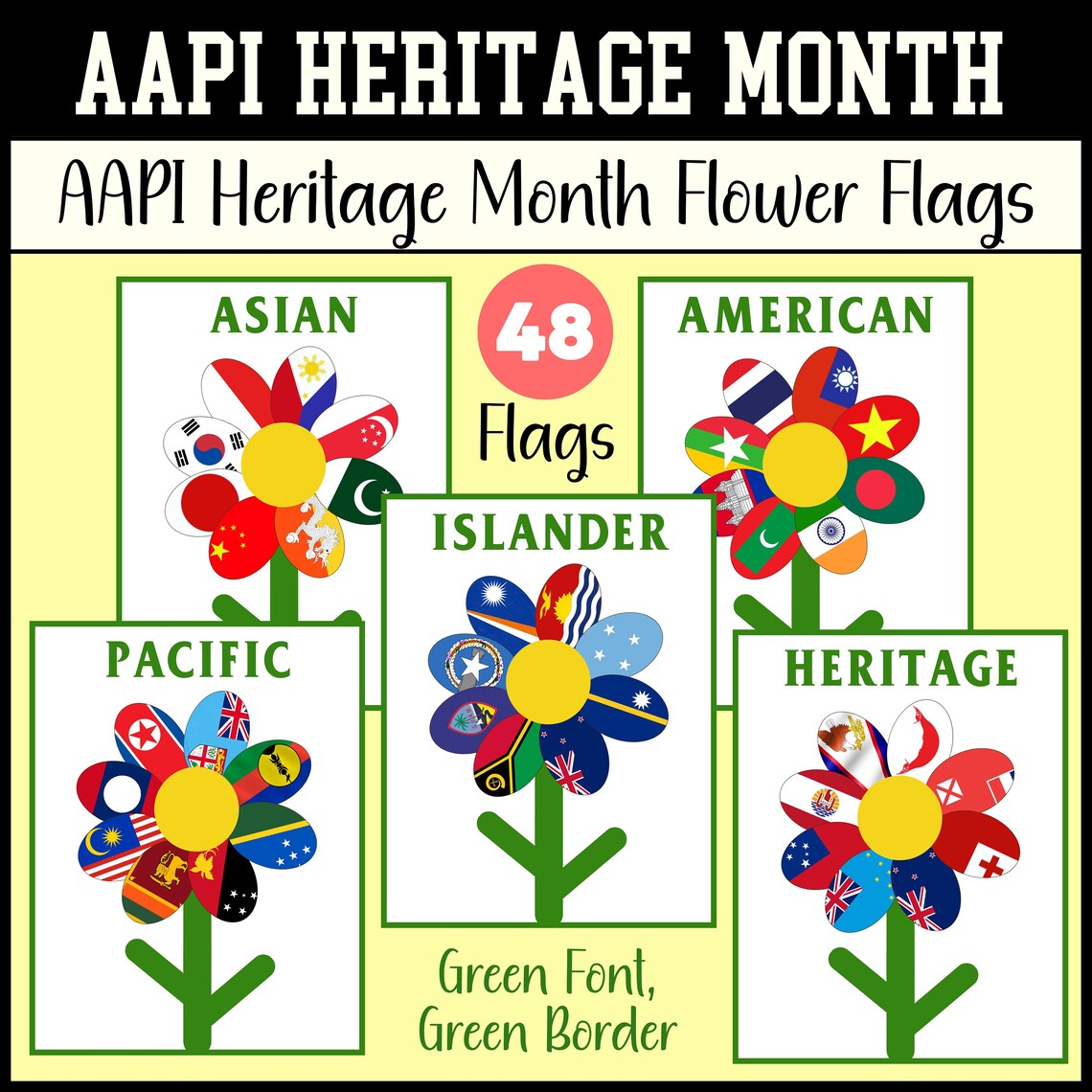 Celebrate AAPI Heritage Month With 48 Flags of Asian American and ...