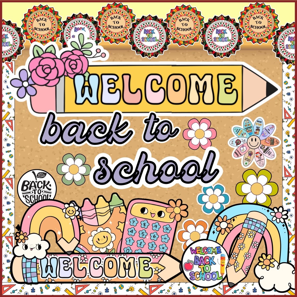 Printable Back to School Positive Affirmation Flower Craft Activity ...