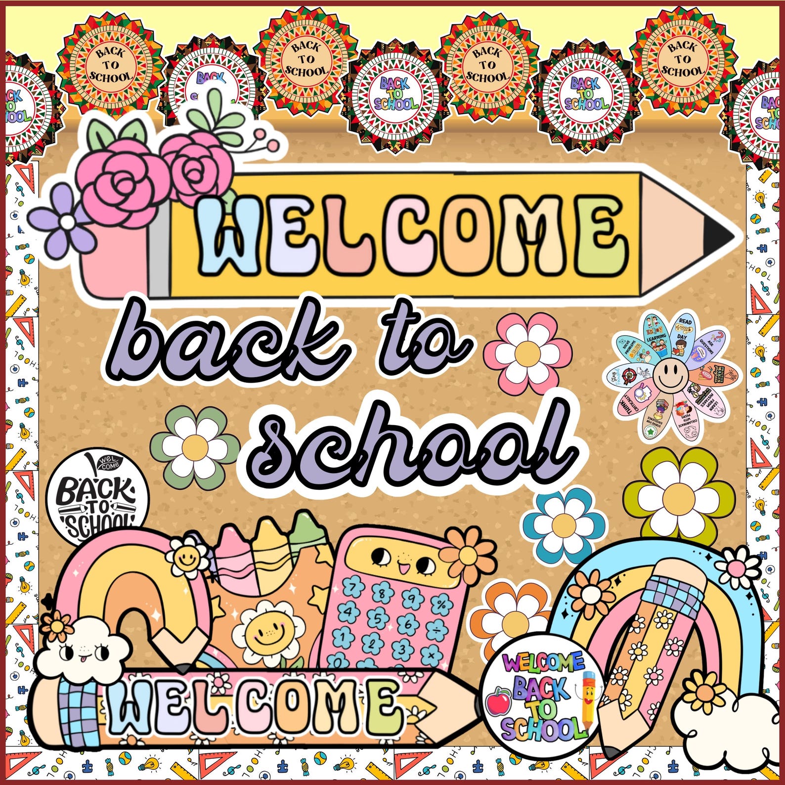 Printable Back to School Positive Affirmation Flower Craft Activity ...