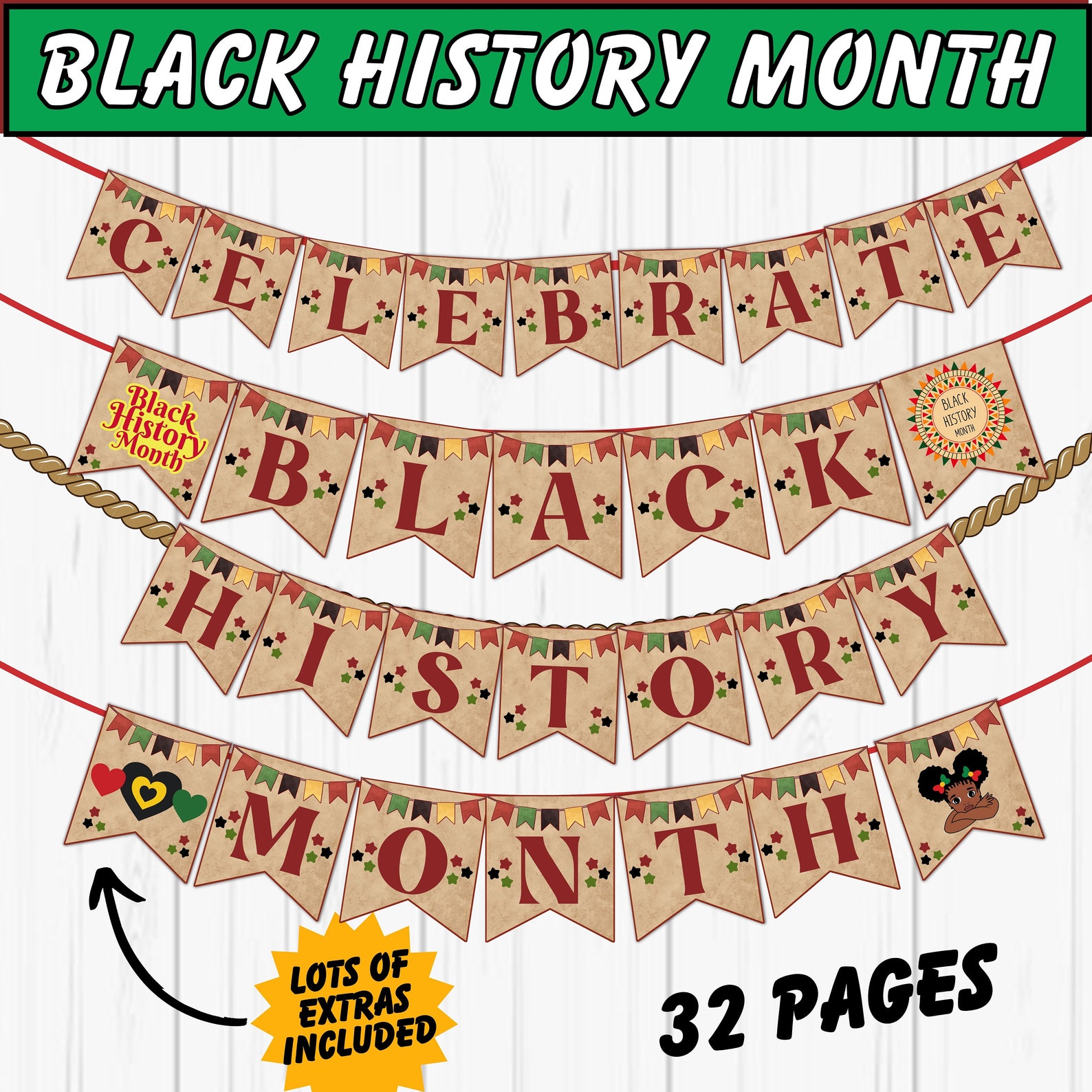 Black History Month Bulletin Board - Interactive Biography Posters - 9 ...