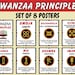 Kwaanza Principals Posters Set of 8 the 7 Principles of Kwanzaa ...