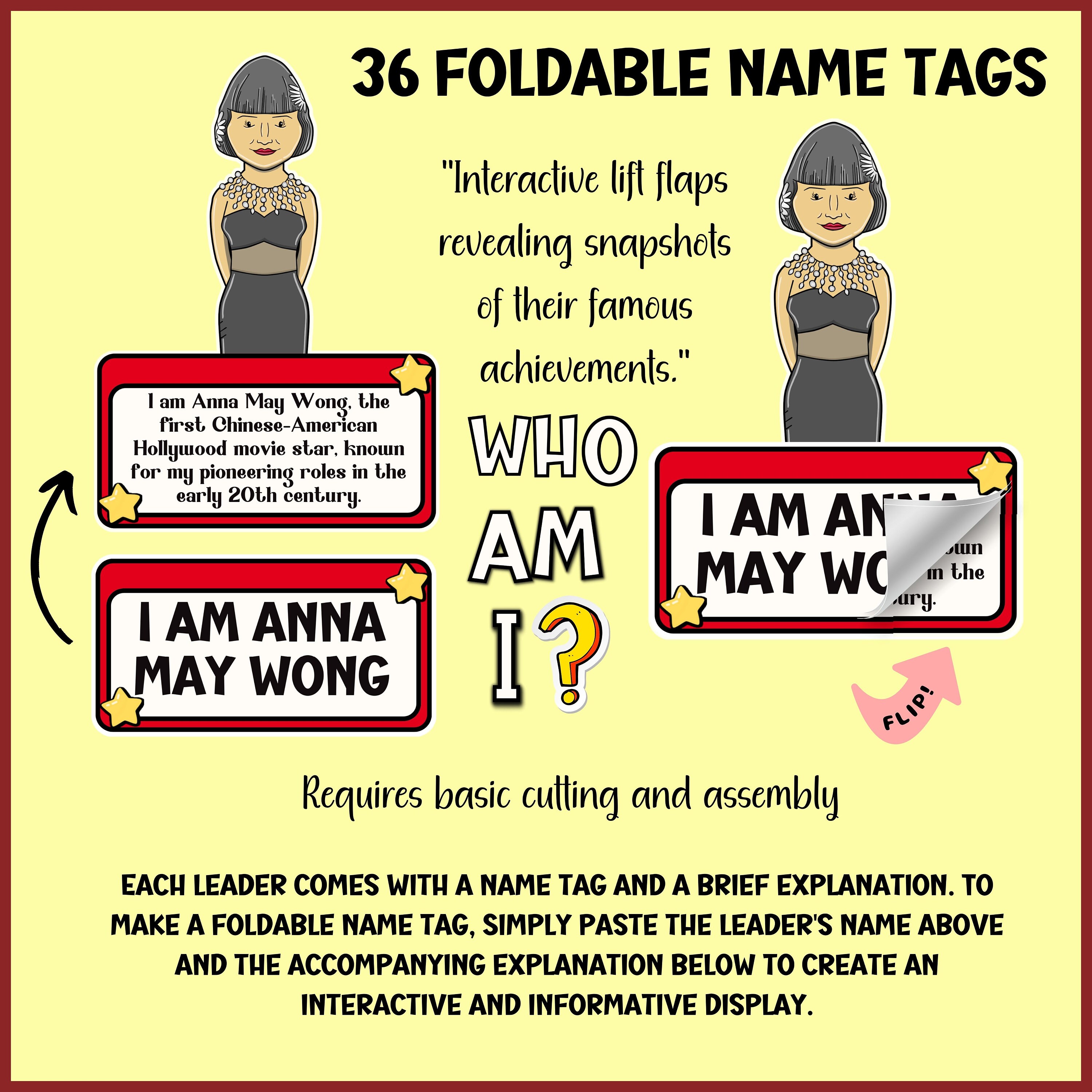 AAPI Heritage Month Who Am I Bulletin Board Posters - Inspirational ...