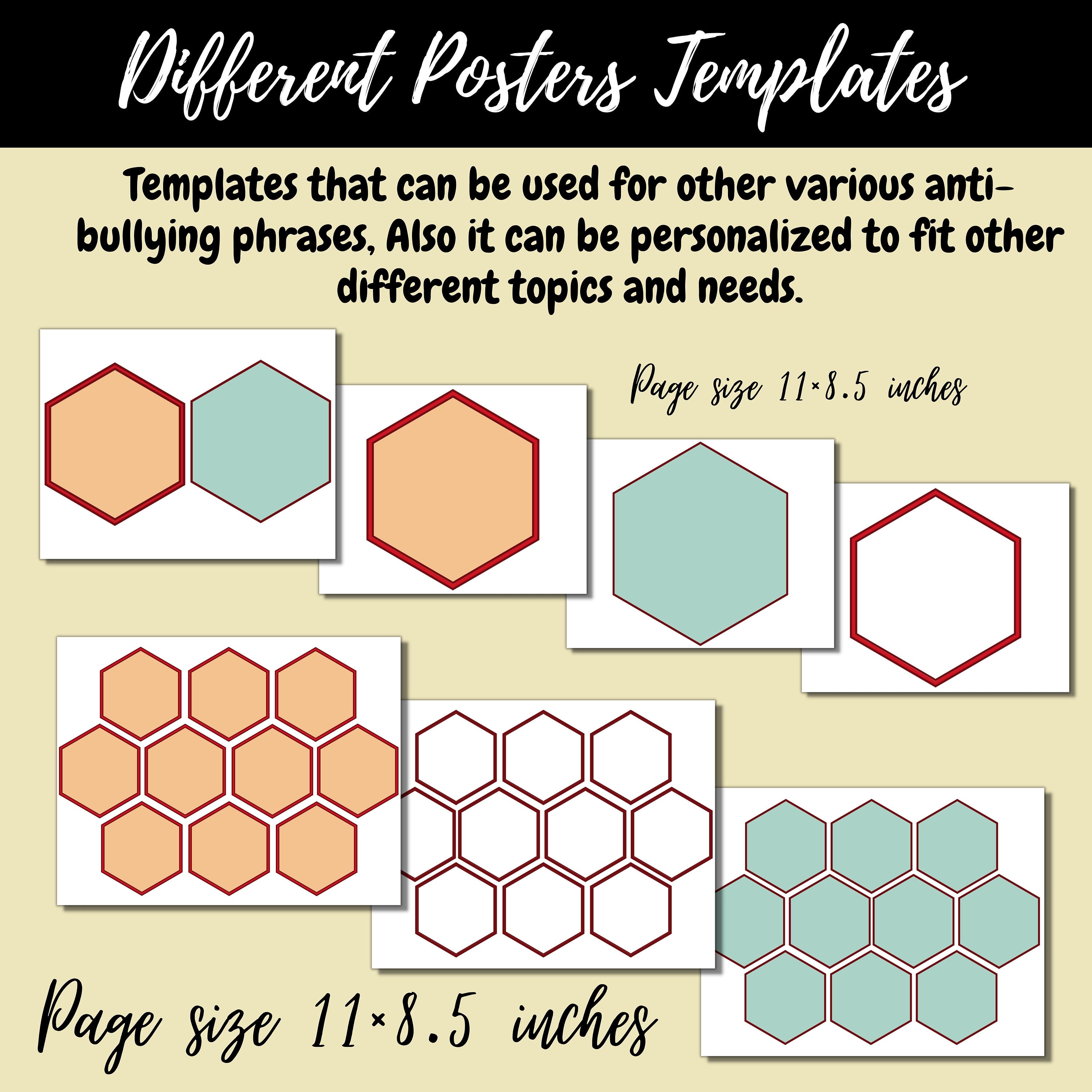 National Bullying Prevention Month Bulletin Board Set-31 Anti Bullying ...