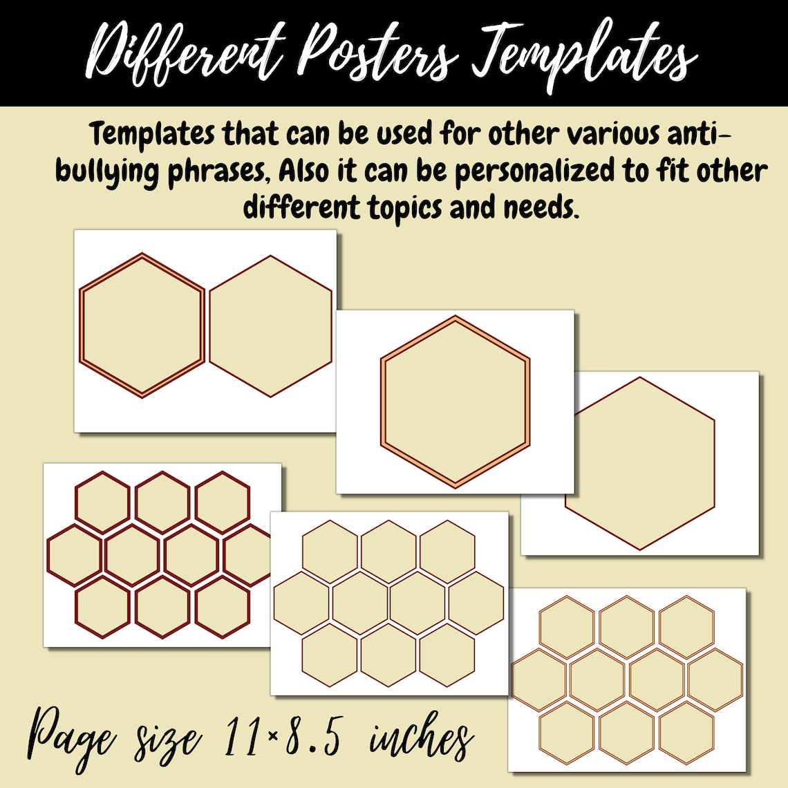 National Bullying Prevention Month Bulletin Board Set-25 Anti Bullying ...