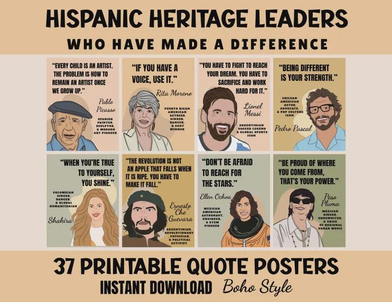 Hispanic Heritage Month Big Bundle – 70% OFF | 20+ Products, 800+ Pages ...