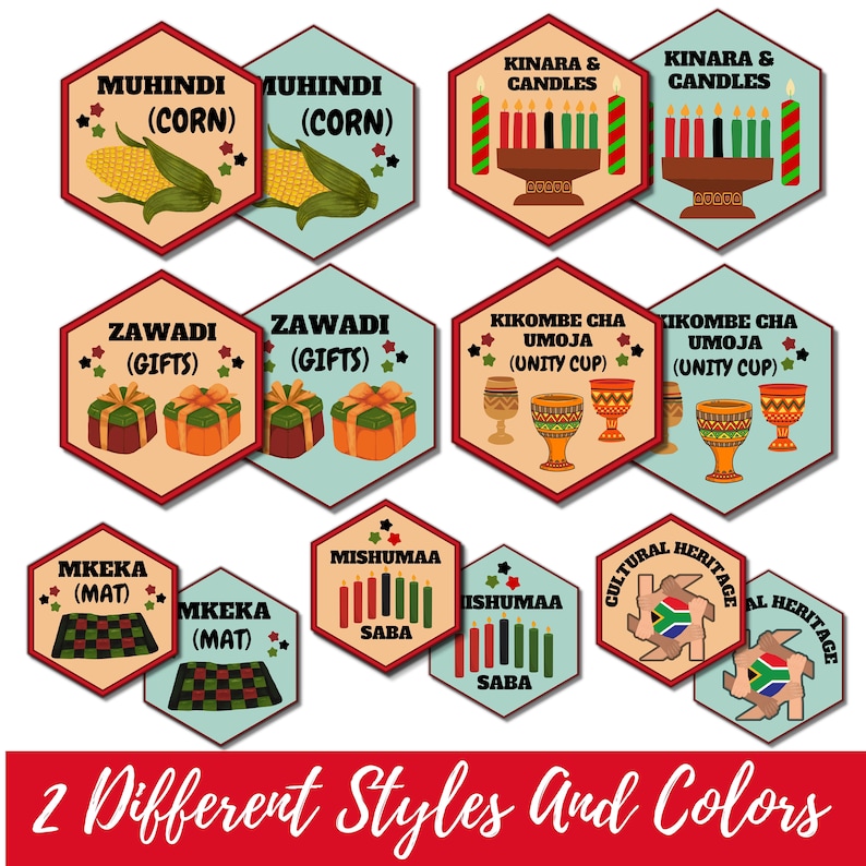 Kwanzaa Vocabulary Posters-kwanzaa Principles Posters-the7 Principles ...