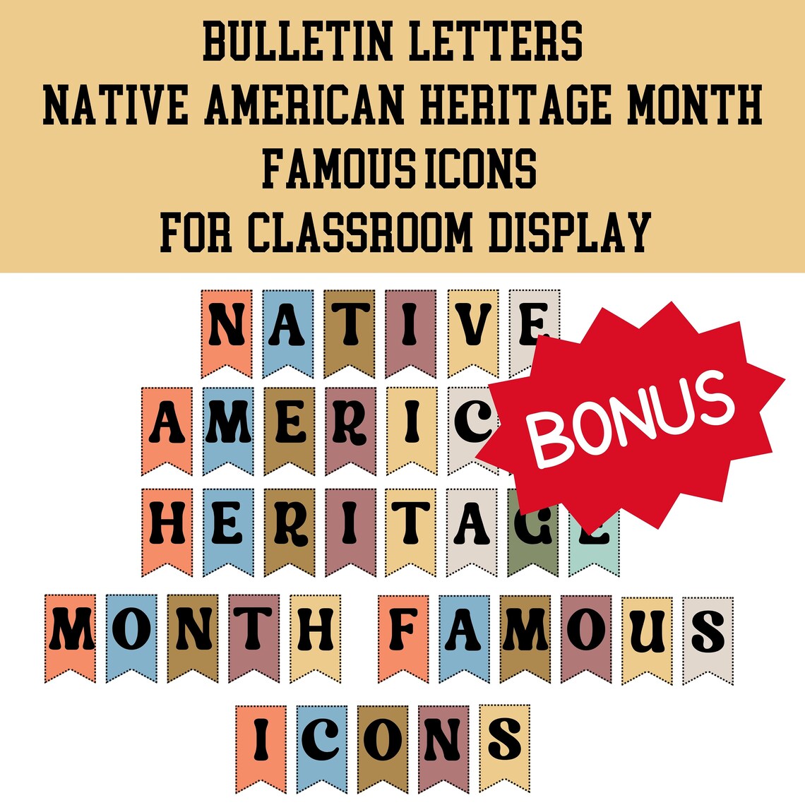 Native American Heritage Month Bulletin Board Interactive Set-native ...