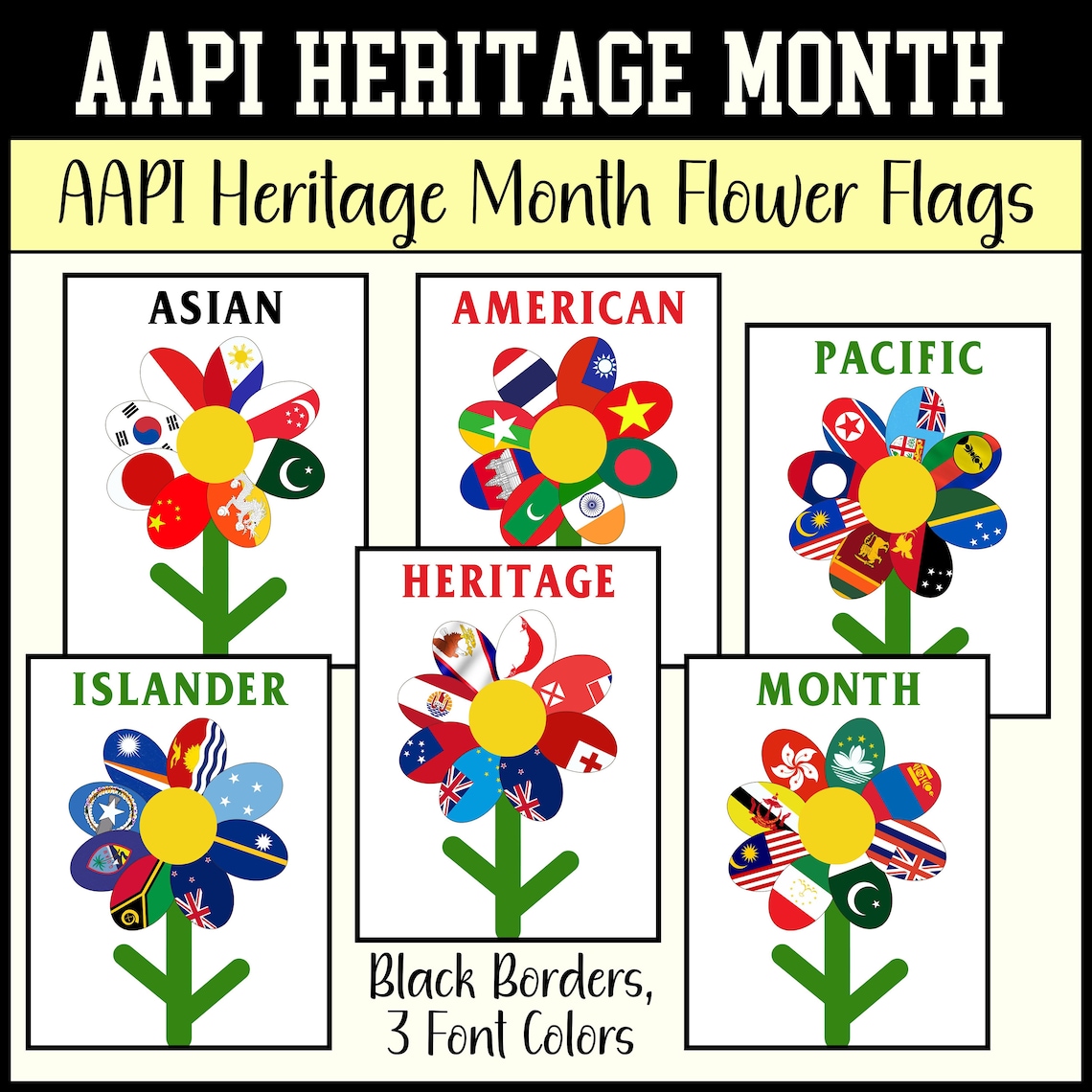 Celebrate AAPI Heritage Month With 48 Flags of Asian American and ...