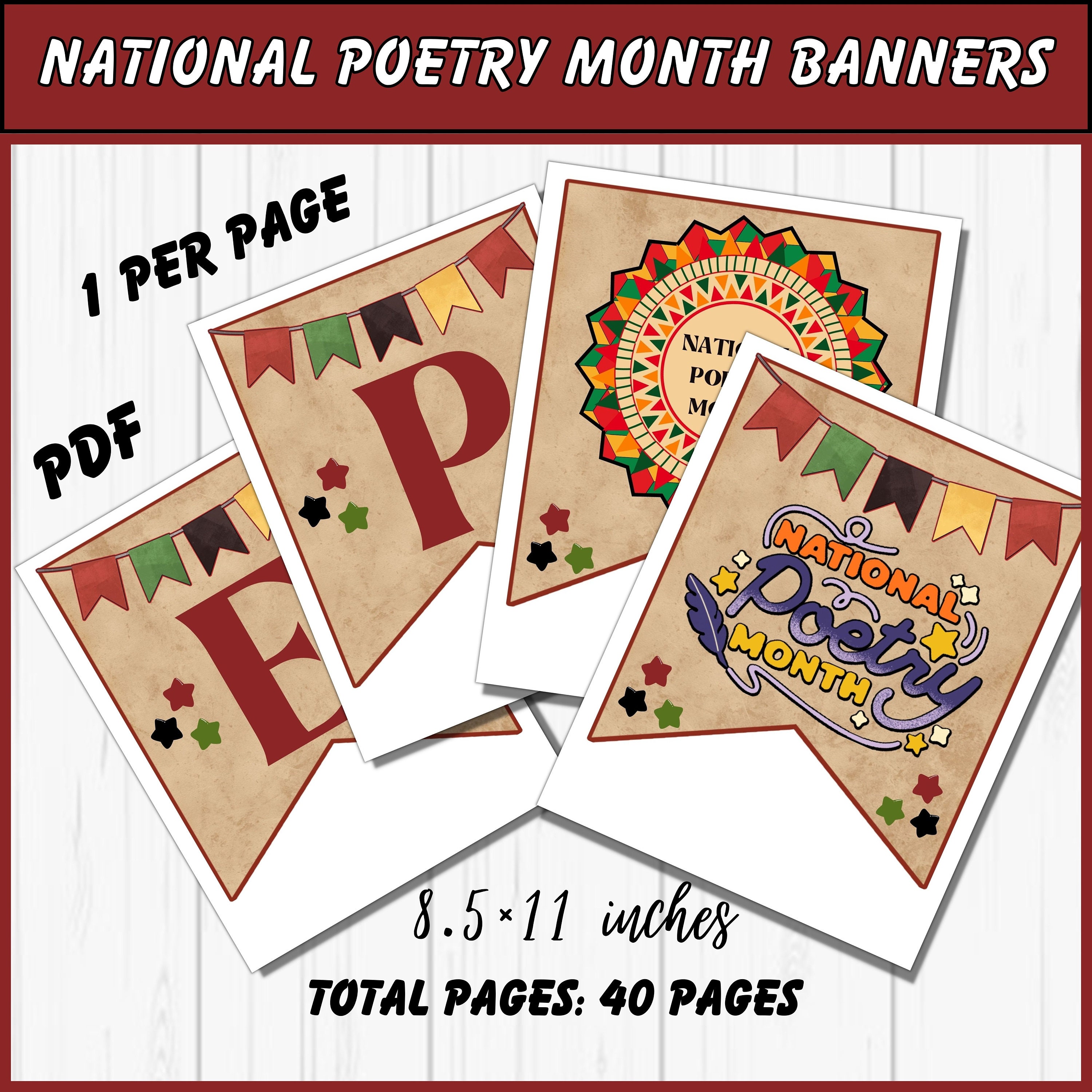 Famous Poets Flash Cards, Famous Poets Bulletin Board Posters and Cards ...