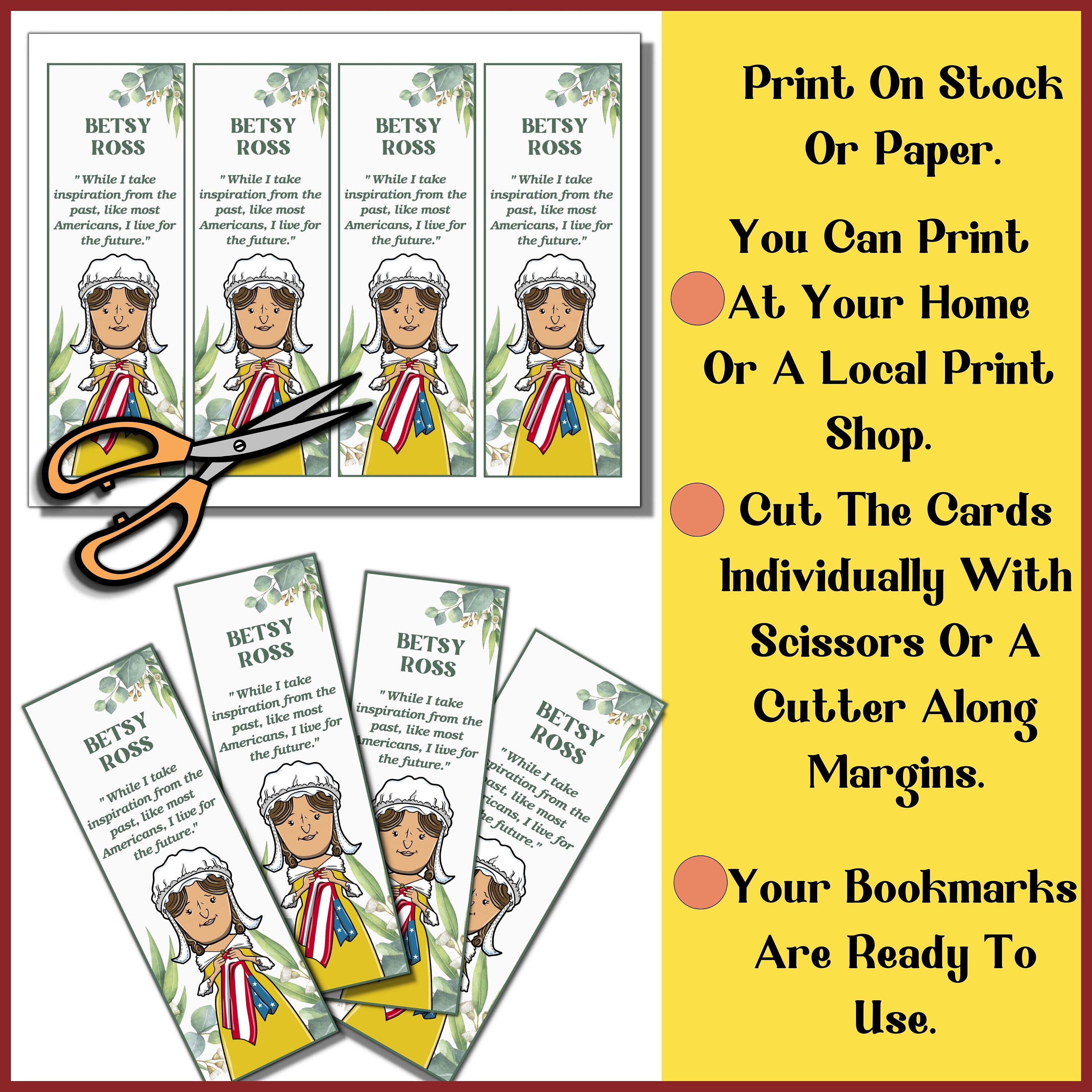 Printable Women's History Month Bookmarks Set | Famous Women in Histor ...