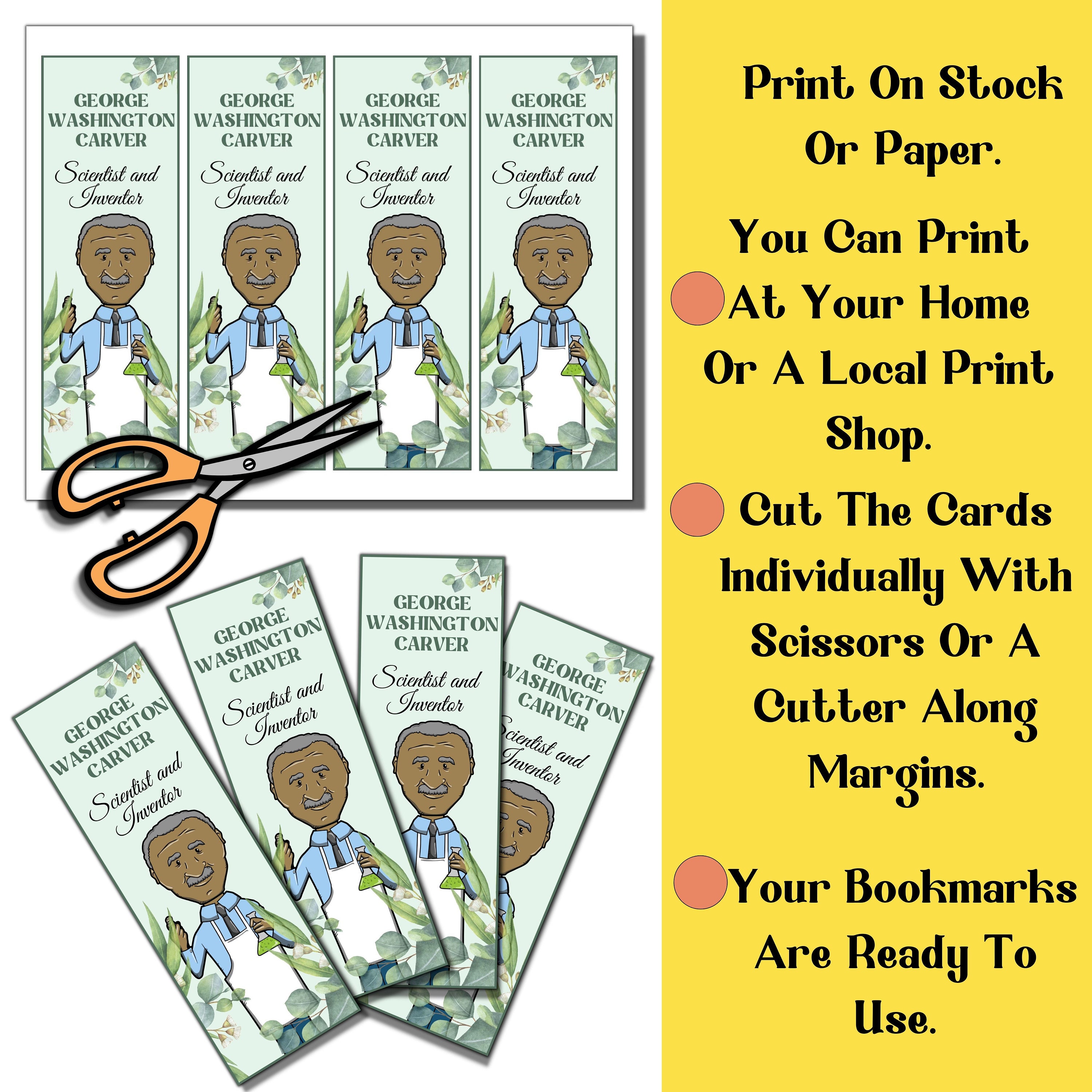 Important Figures in Black History Month Bookmarks | 33 Black Heroes ...