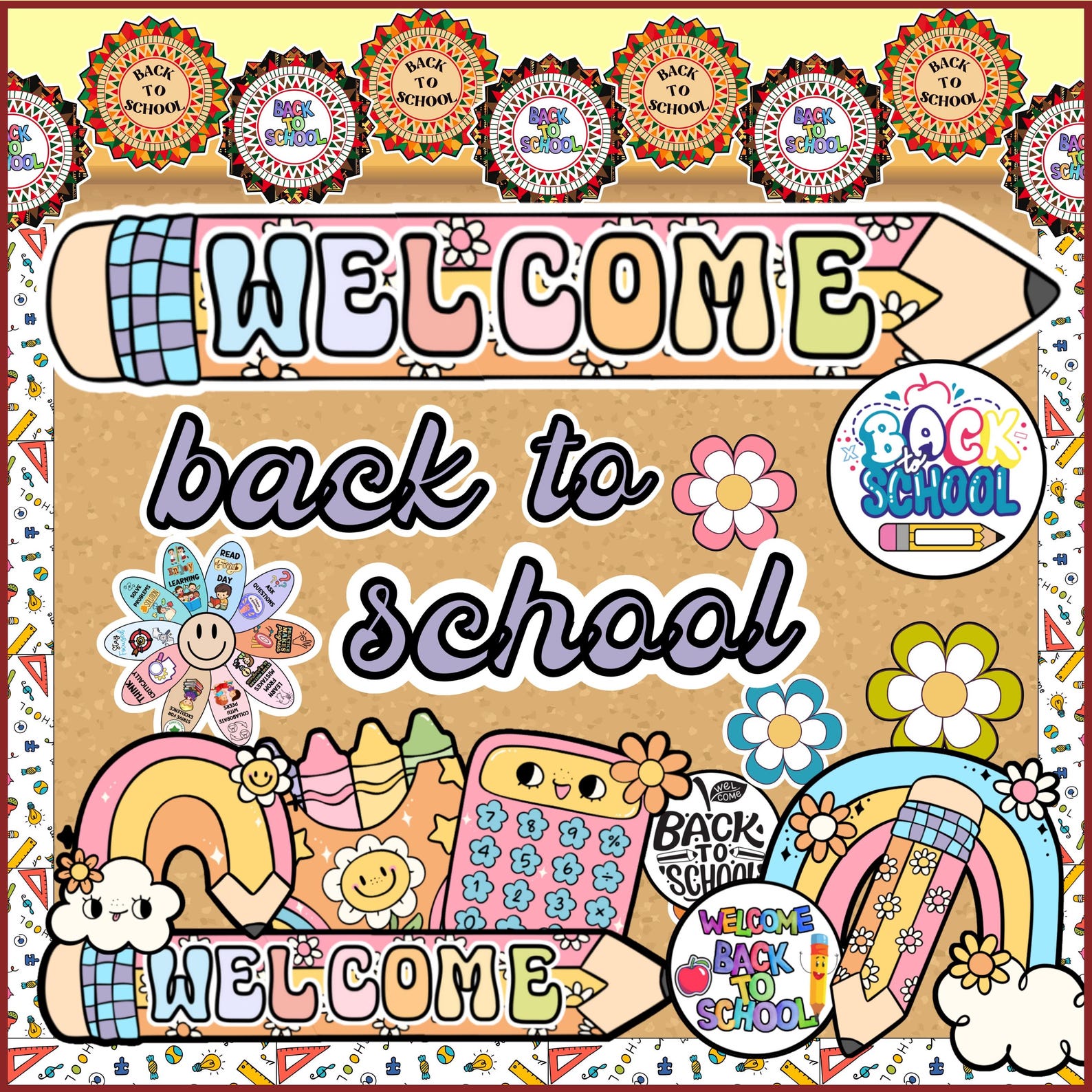 Printable Back to School Positive Affirmation Flower Craft Activity ...