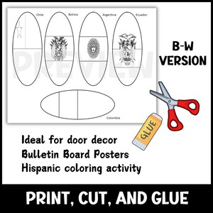 DIY Hispanic Heritage Month Flag Flower Craft- Mes De La Herencia ...