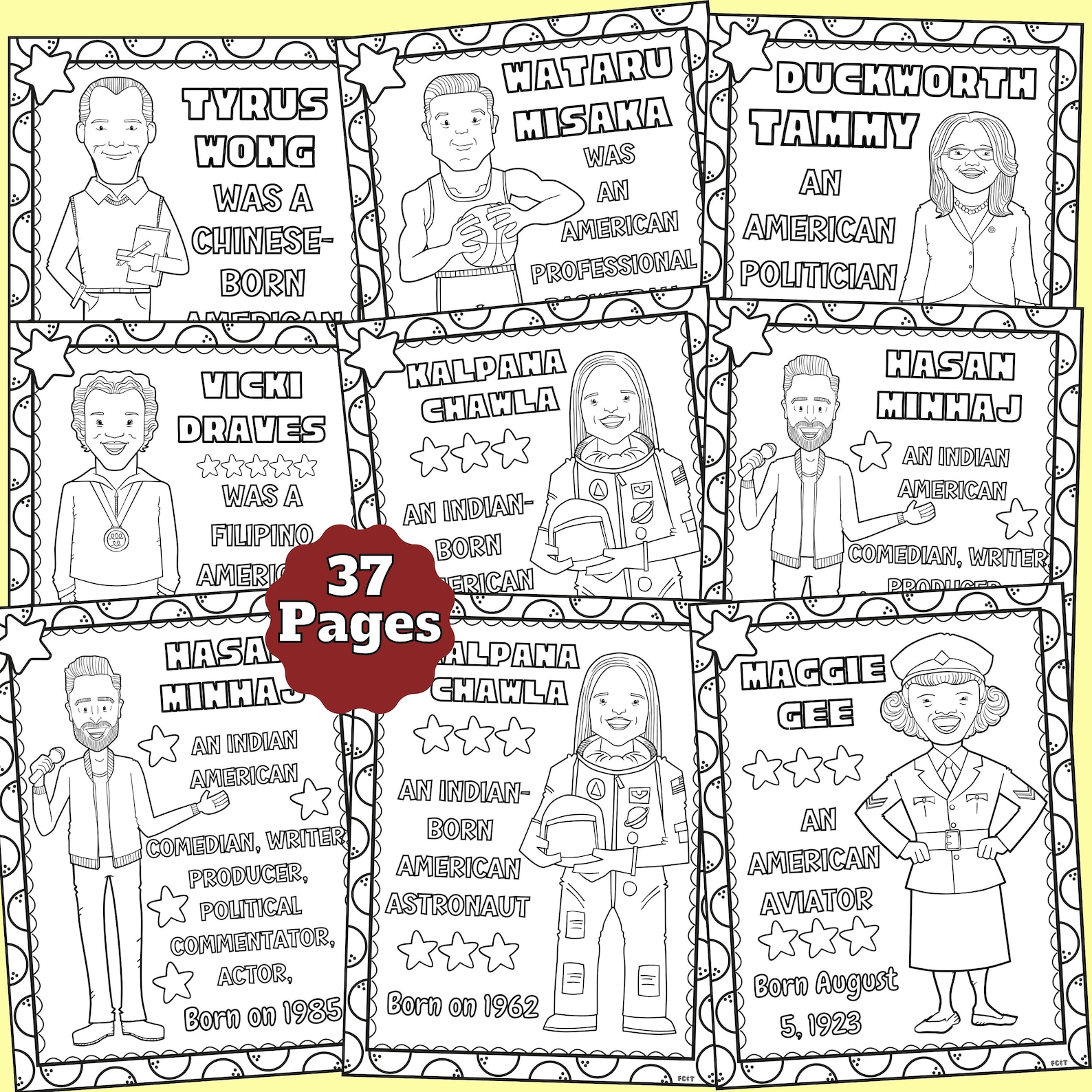 Printable Asian American & Pacific Islander Heritage Month Coloring ...