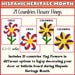 Hispanic Heritage Month Flag Flowers | Bulletin Board | Hispanic ...