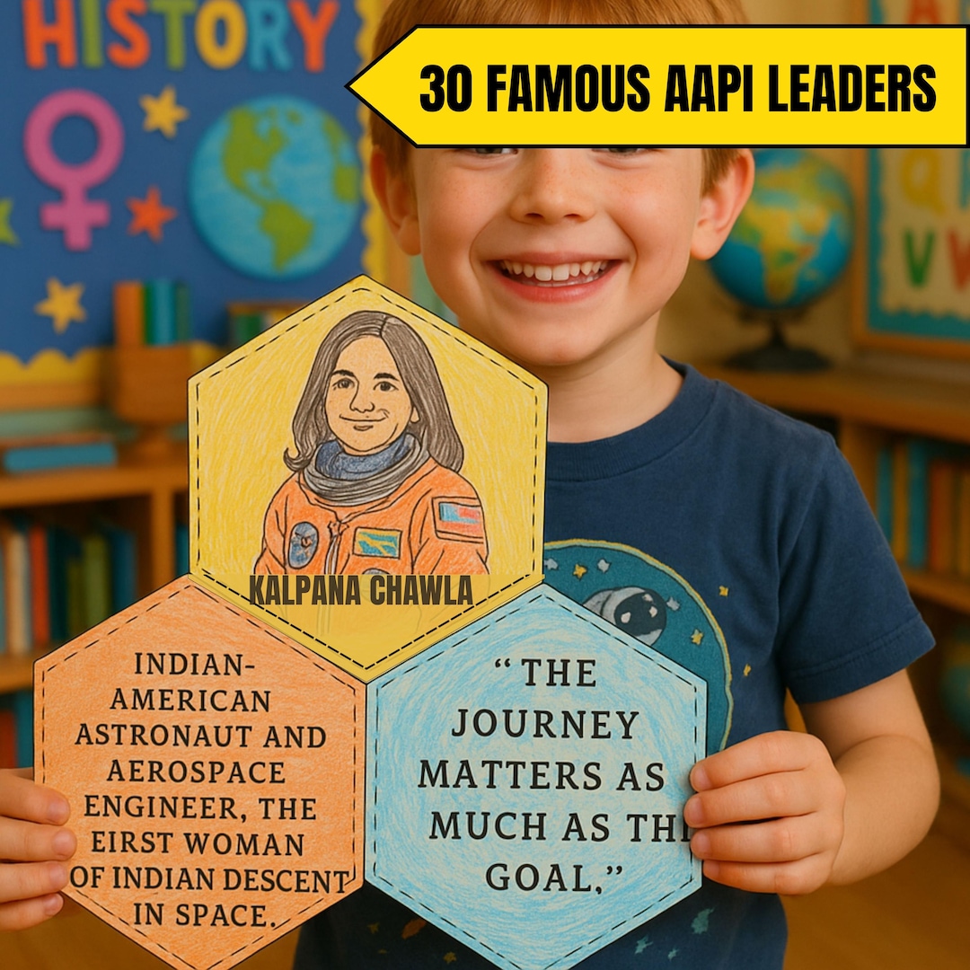 PRINTABLE AAPI Heritage Month Biographical "quilt" Collaborative ...