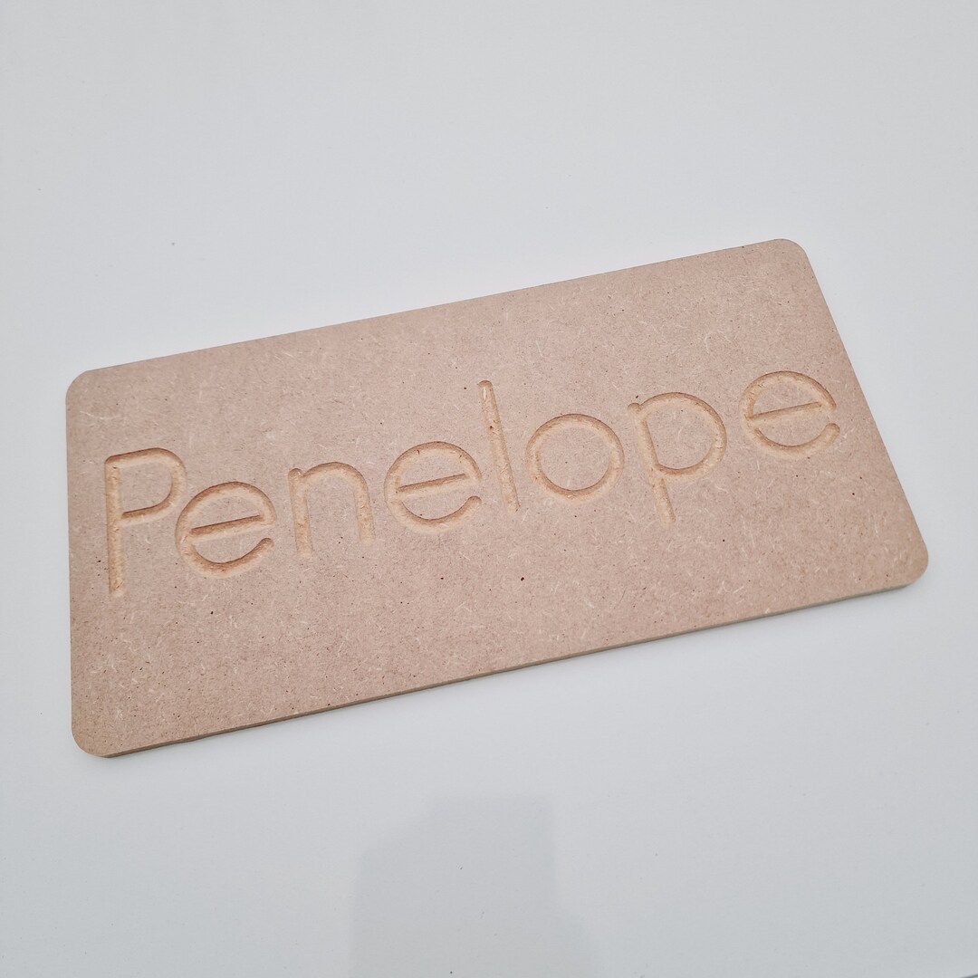 Wooden Name Tracing Board, Letters, TRACE, Personalised Name Tracing ...