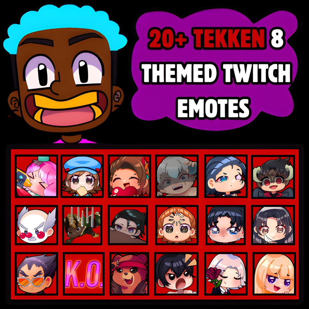 20+ TEKKEN 8 THEMED EMOTES - Etsy