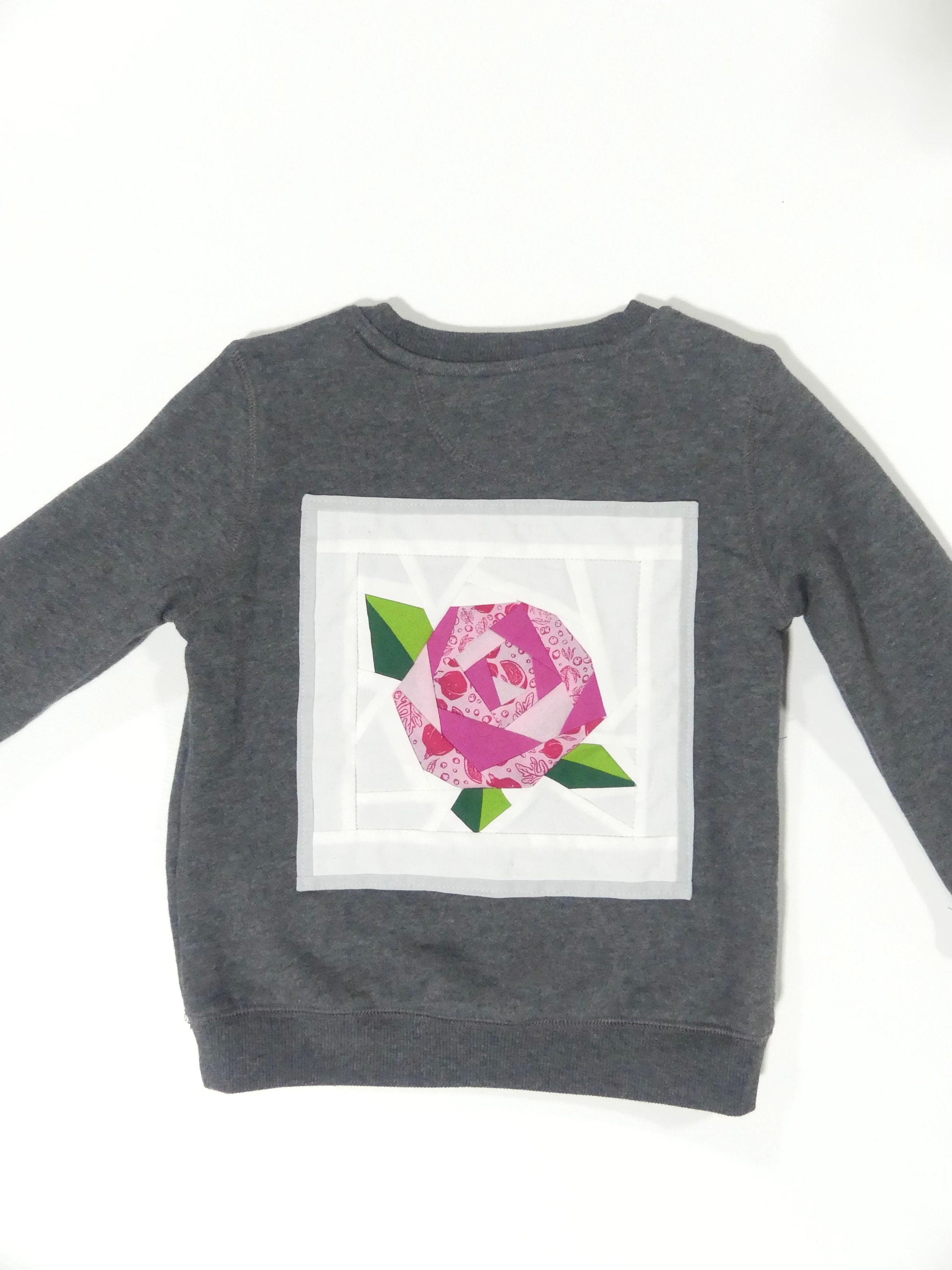 Custom Quilted Rose Sweatshirt Adult and Youth - Etsy