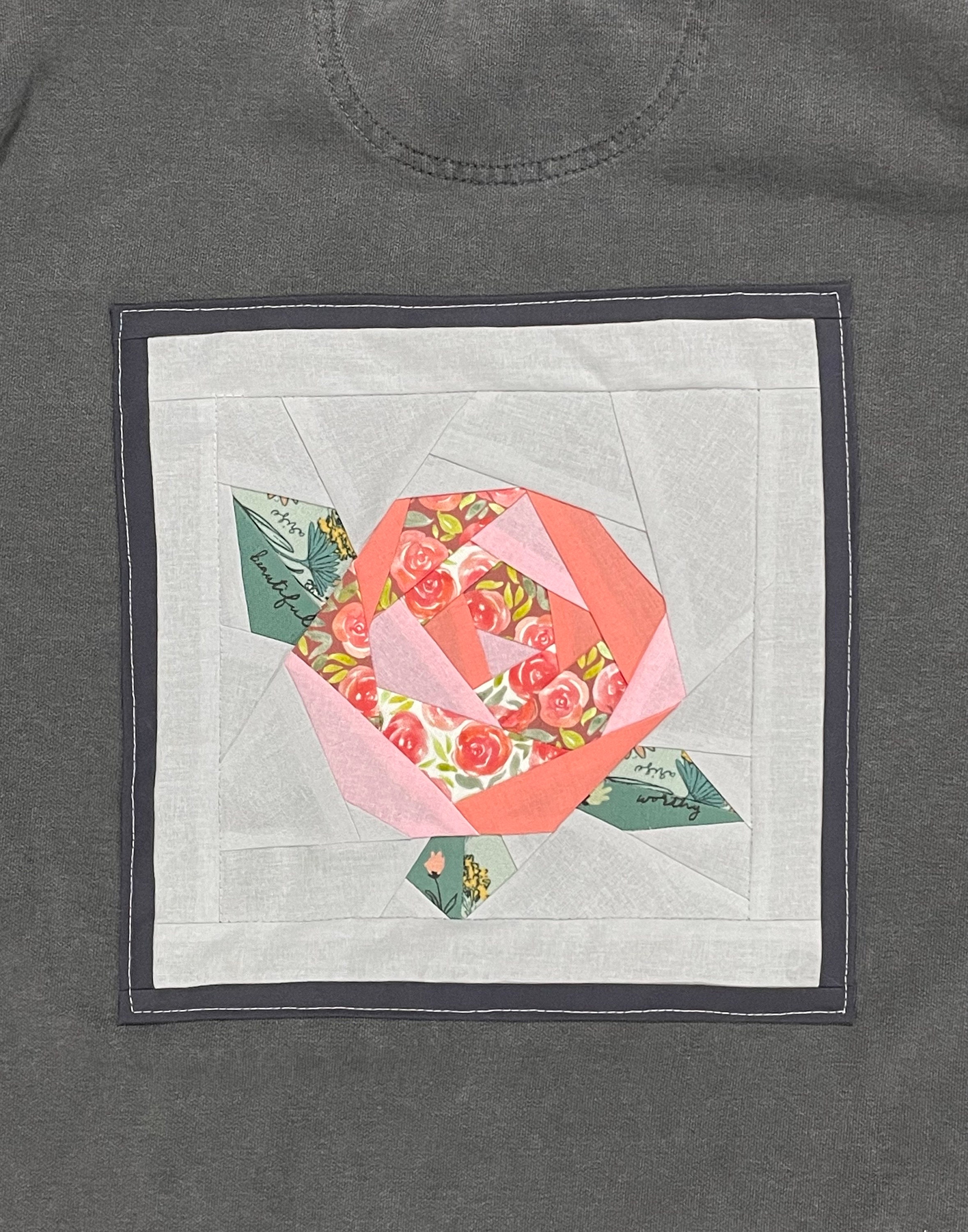 Custom Quilted Rose Sweatshirt Adult and Youth - Etsy