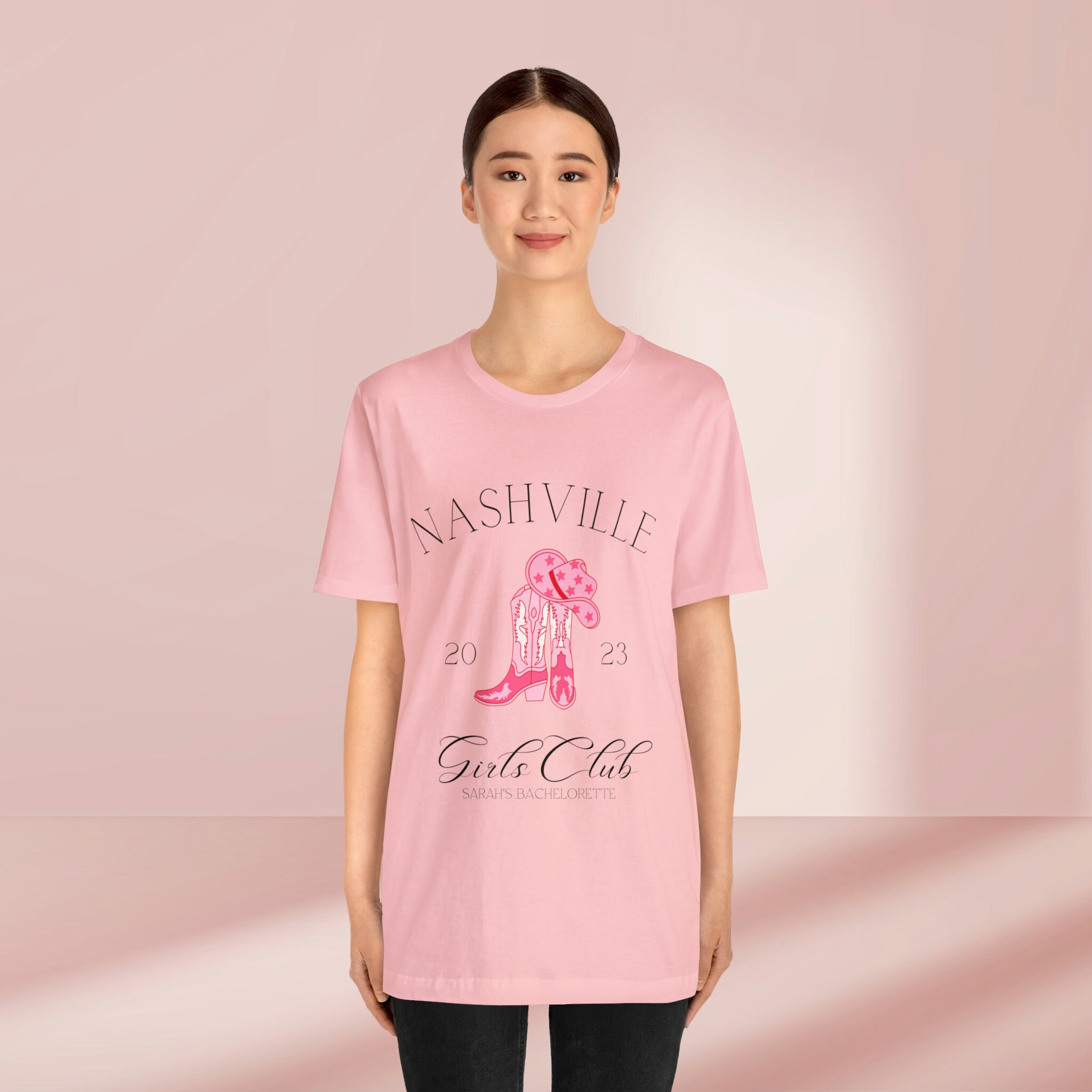 Nashville Girls Club Shirt | Bella + Canvas 3001 | Bachelorette Party ...