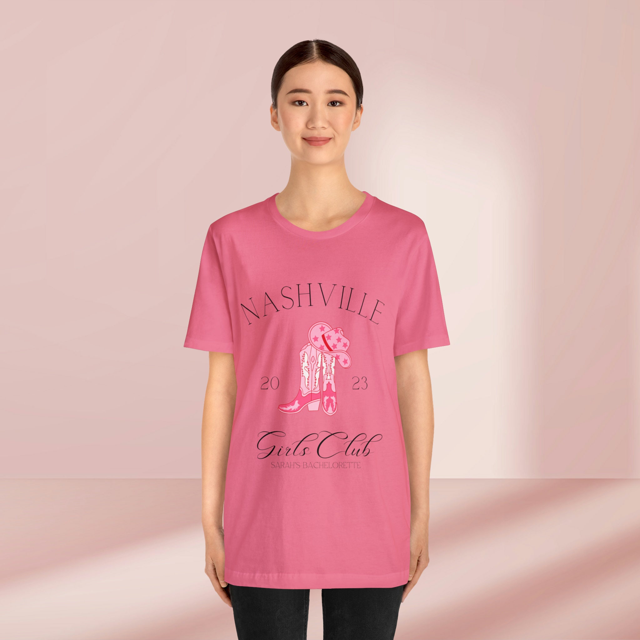 Nashville Girls Club Shirt | Bella + Canvas 3001 | Bachelorette Party ...
