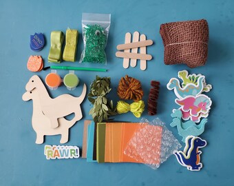 Dinosaur Art Work Kid's Room Art Canvas Gallery Wraps - Etsy