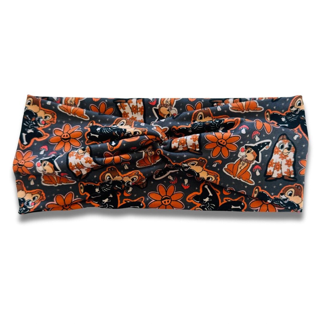 Halloween Chipmunks Headband, Cartoon Headband, Twist Headband, Magical ...