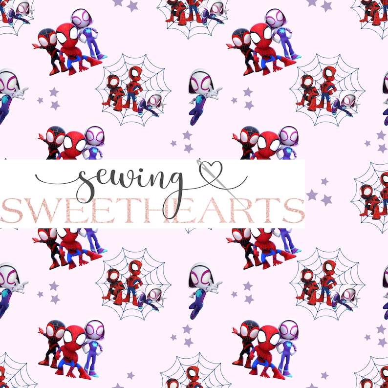 Superhero Seamless Pattern, Cartoon Seamless Repeat Pattern, Fabric ...