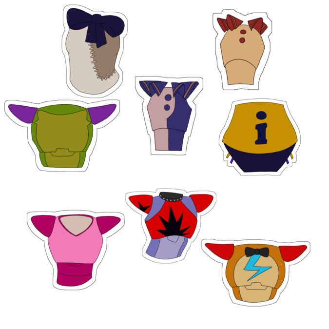 Five Nights at Freddys Sticker Pack - Etsy