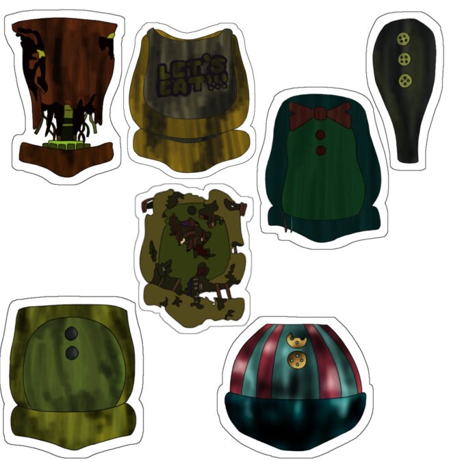Five Nights at Freddys Sticker Pack - Etsy
