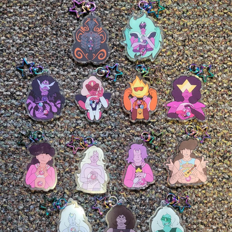 Steven Universe Keychain - Etsy