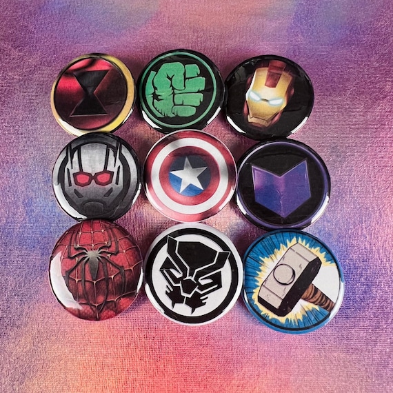 Avengers Assemble Pin Badges / Marvel / Free UK Delivery / - Etsy