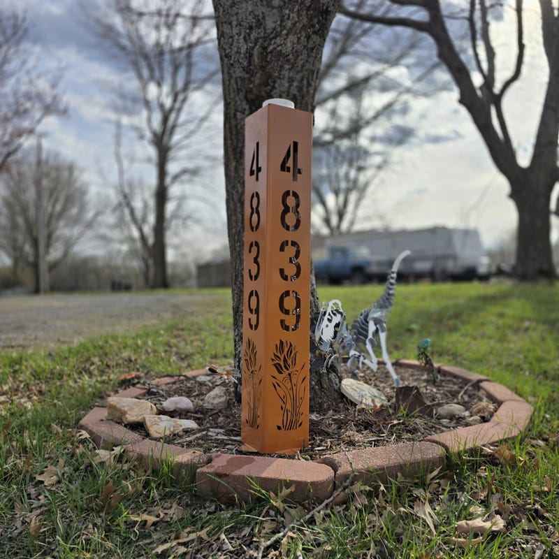 House Number Post - Etsy