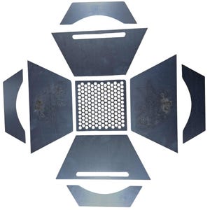 Fire Pit DXF & SVF CNC Plasma Laser Cut Files - 2' Square Burn Area ...