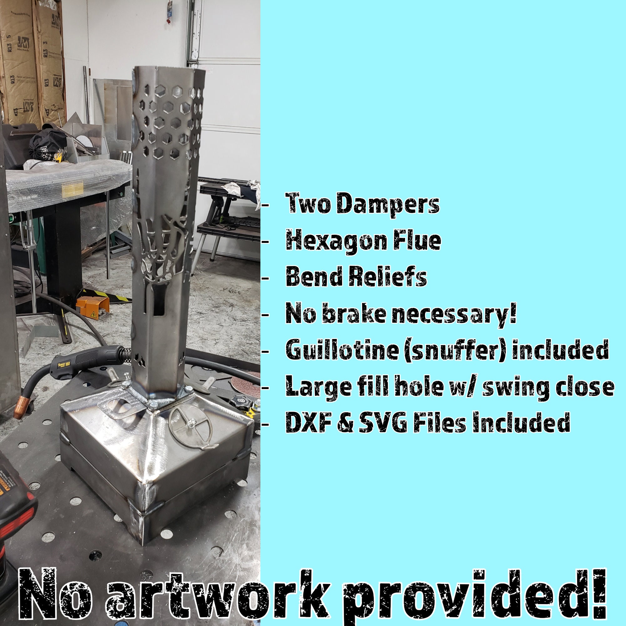 Micro Smudge Pot DXF Files Version 2 CNC Plasma Cutting, Dxf Plasma Cut ...