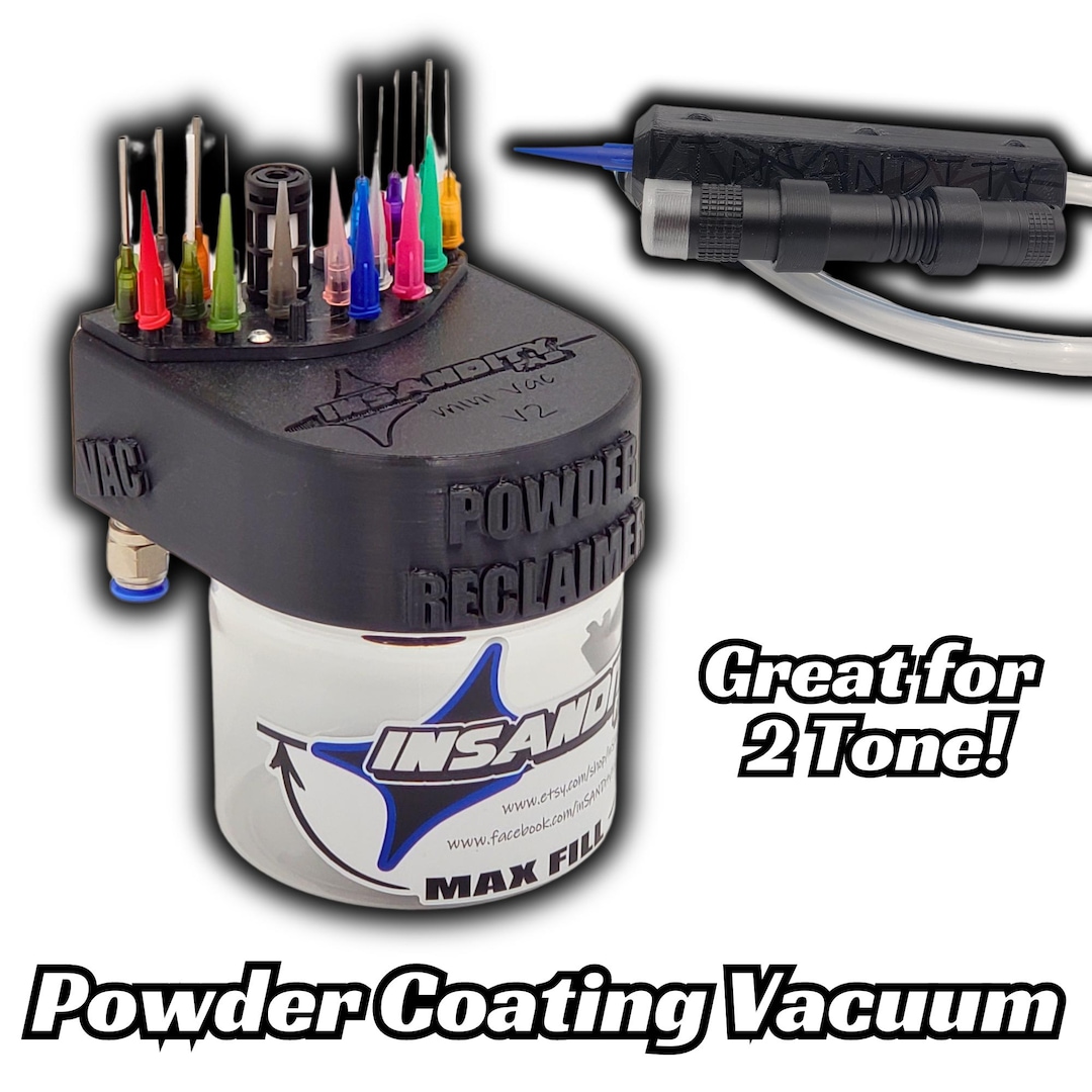 Pneumatic Vacuum for Powder Coating! Maintenance Free Micro Vac Tool ...