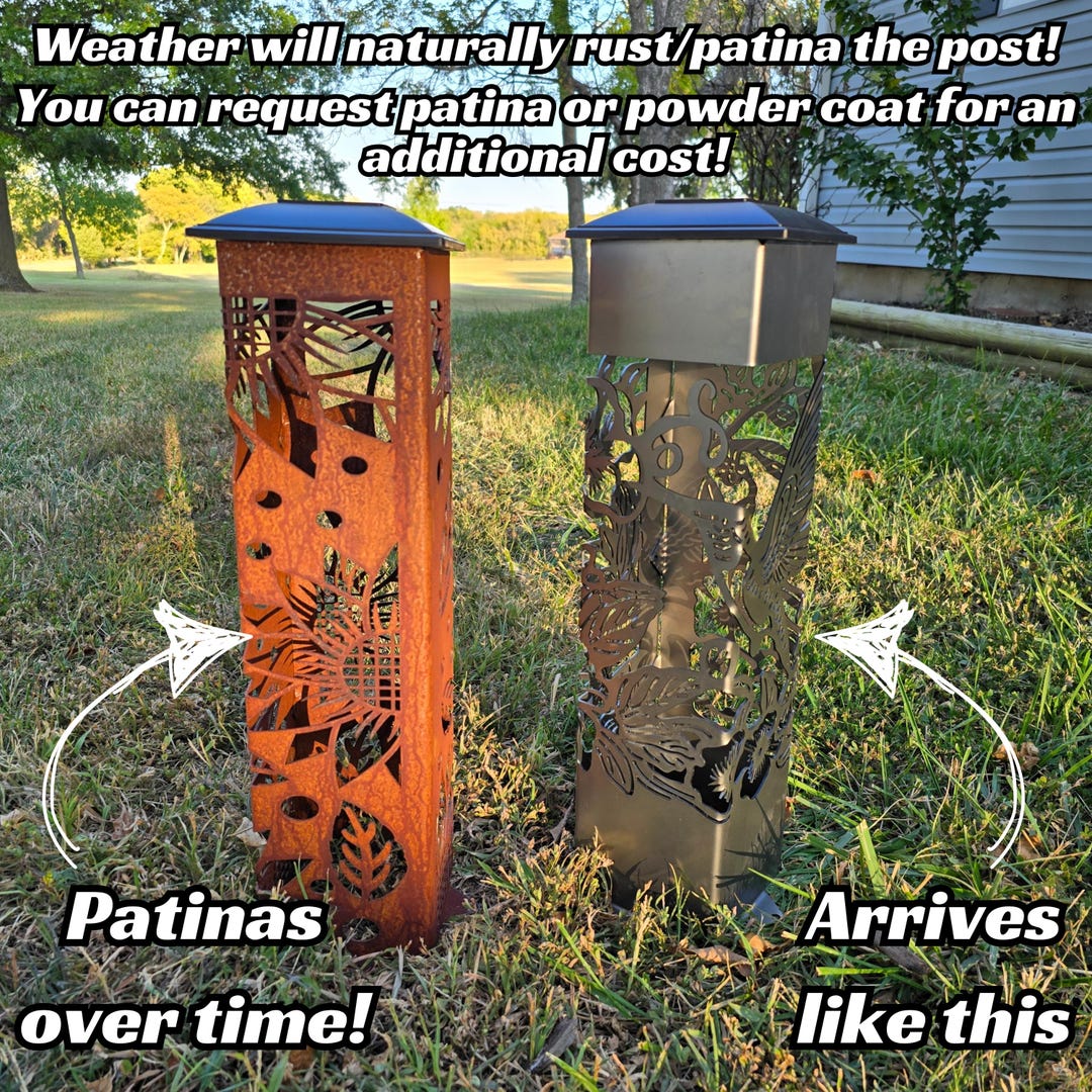 Garden Column Lighted Column, Garden Decor, Lighted Walkway, Statue ...