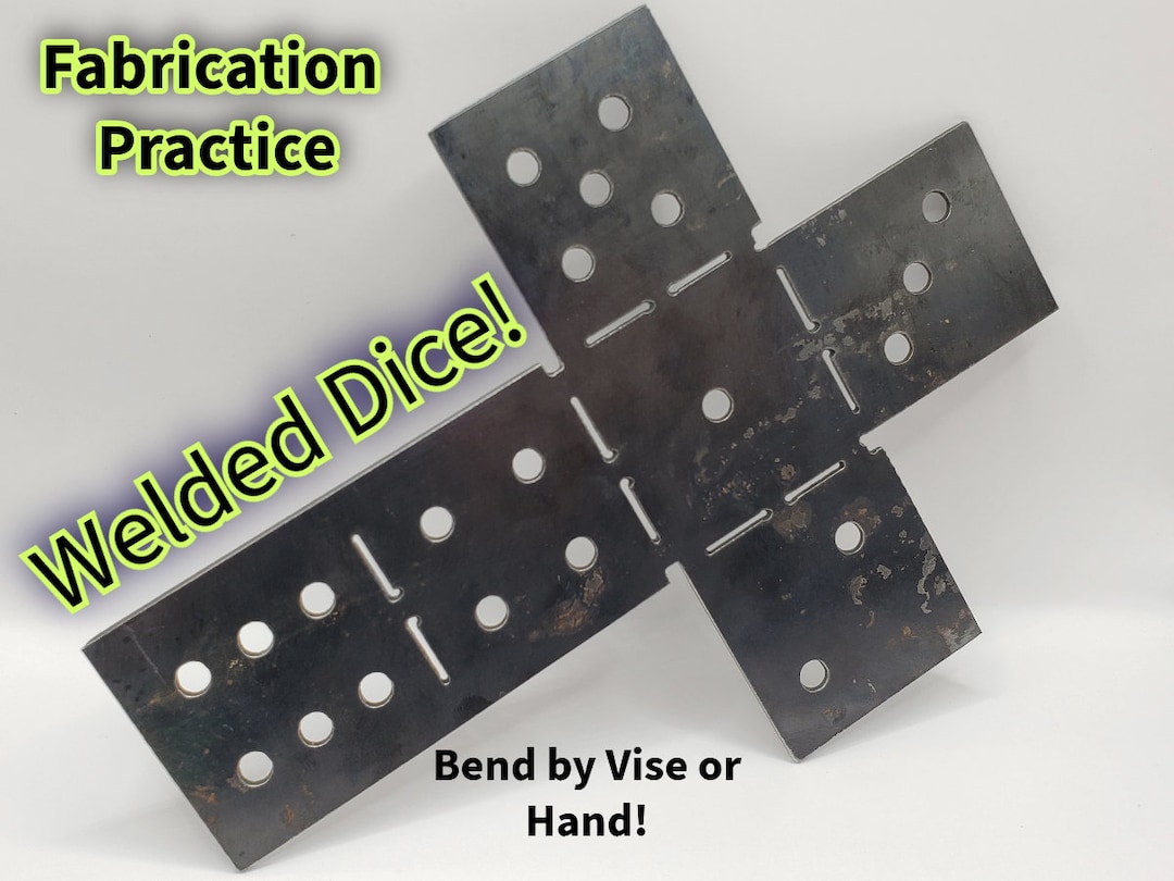 DIY Welding Kit Sheet Metal Dice | Raw Steel | TIG MIG Brazing Practice ...
