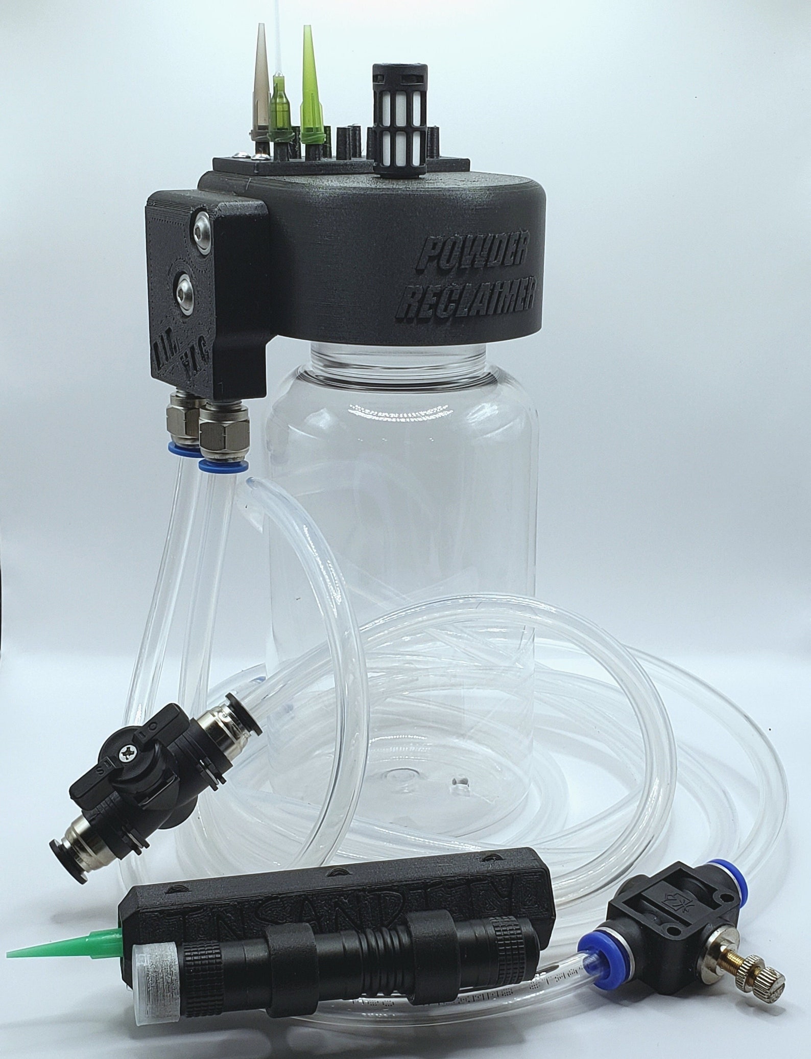 Pneumatic Vacuum for Powder Coating - Maintenance Free Micro Vac Tool ...