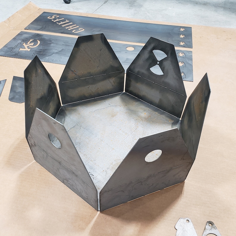 Hex Smudge Pot DXF Files CNC Plasma Cutting, Dxf Plasma Cut, Fire Pit ...