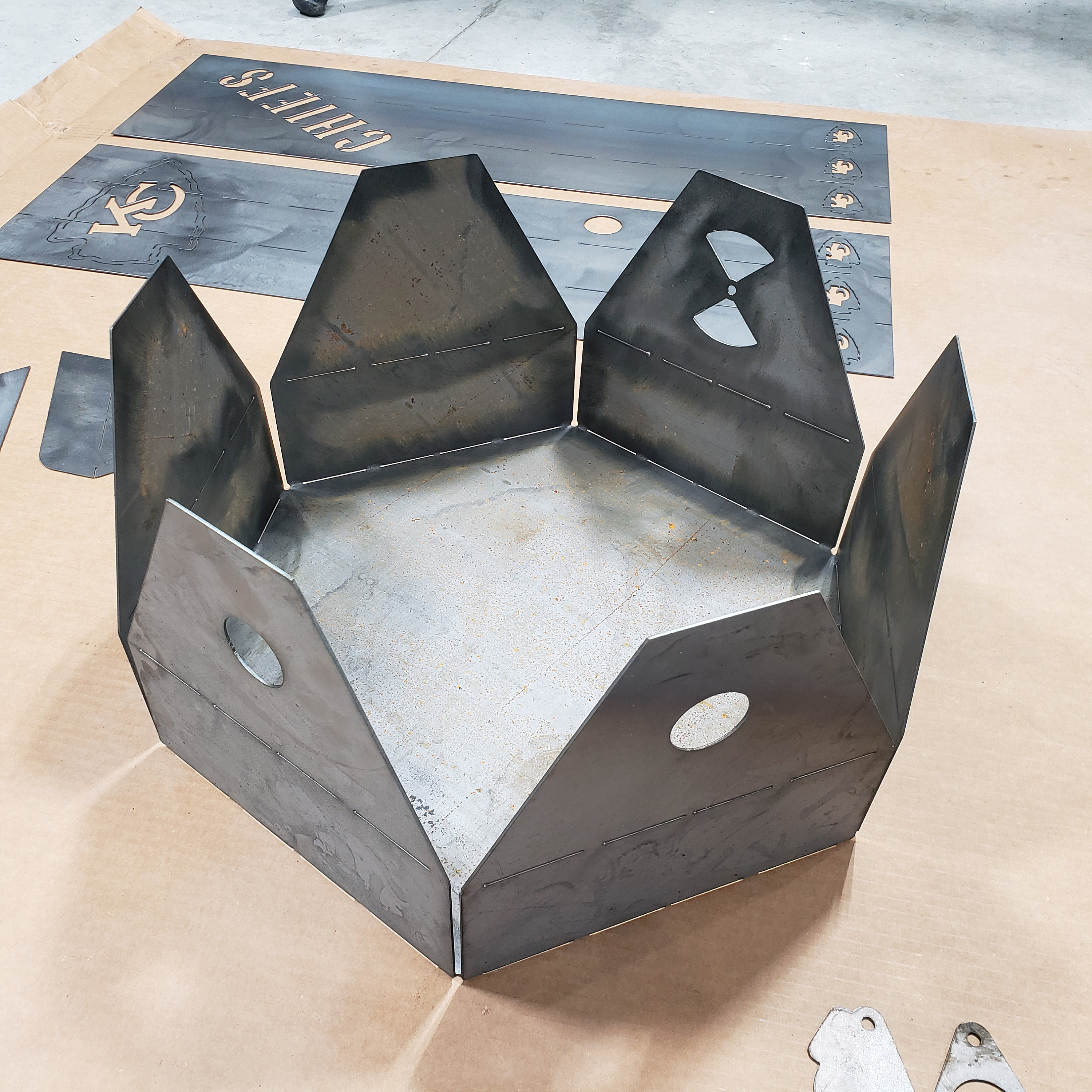 Hex Smudge Pot DXF Files CNC Plasma Cutting, Dxf Plasma Cut, Fire Pit ...